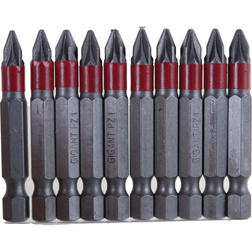 Бита (10 шт; Pz1; 50 мм) для шуруповерта Gigant G-11168 - выгодная цена ...