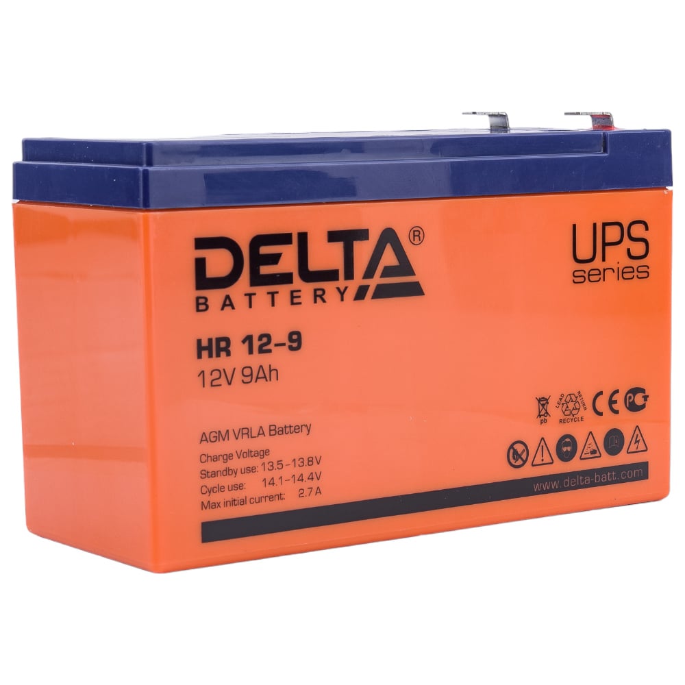 Батарея аккумуляторная Delta HR 12-9 - выгодная цена, отзывы ...