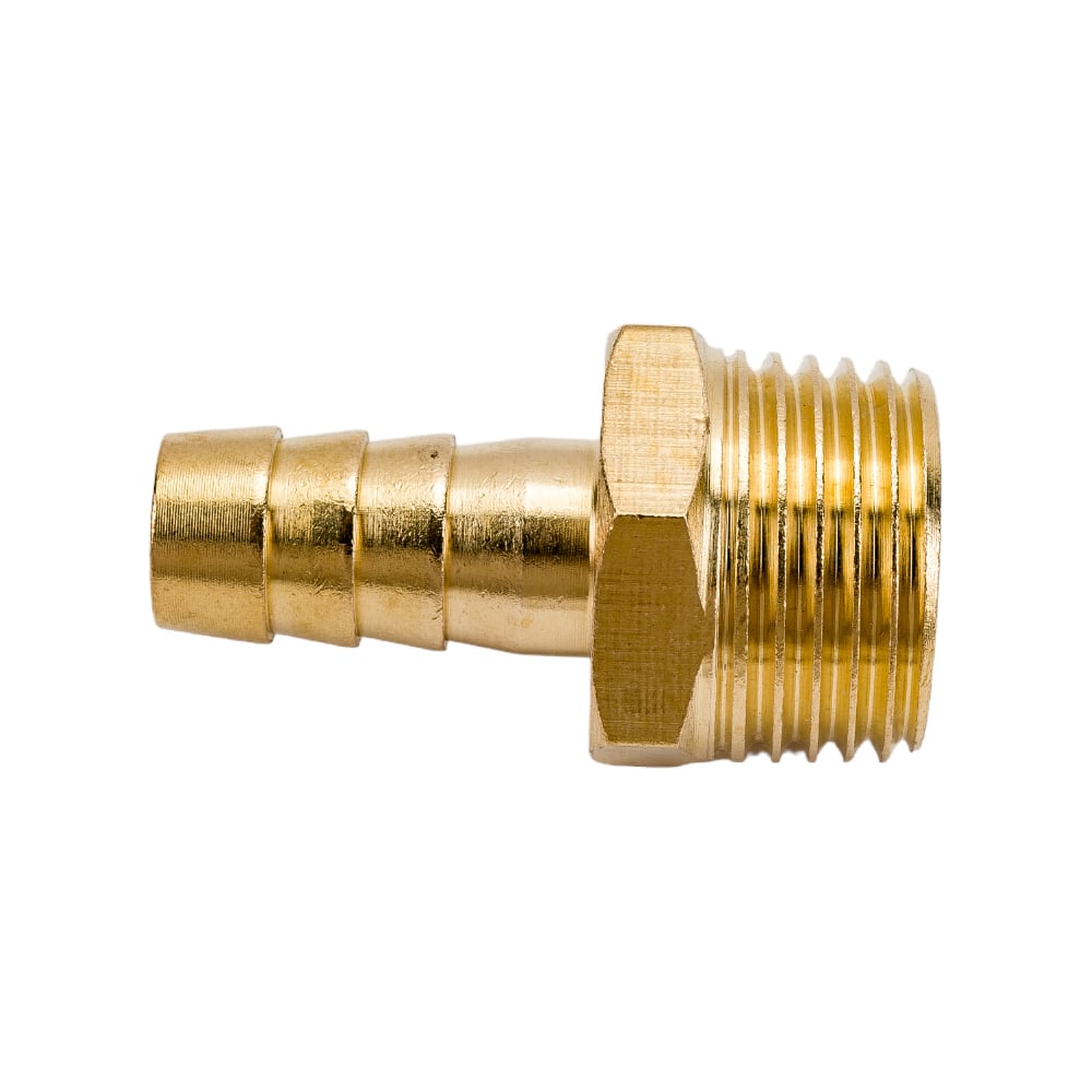 Штуцер пневматический (1/2"M - елочка 10 мм) ЭВРИКА ER-MH08/06 ...