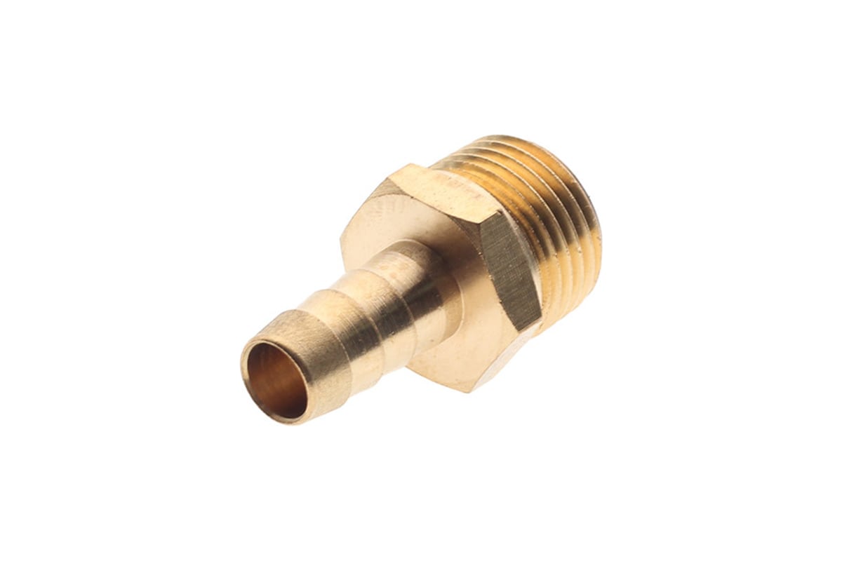 Штуцер пневматический (1/2"M - елочка 12 мм) ЭВРИКА ER-MH08/08 ...