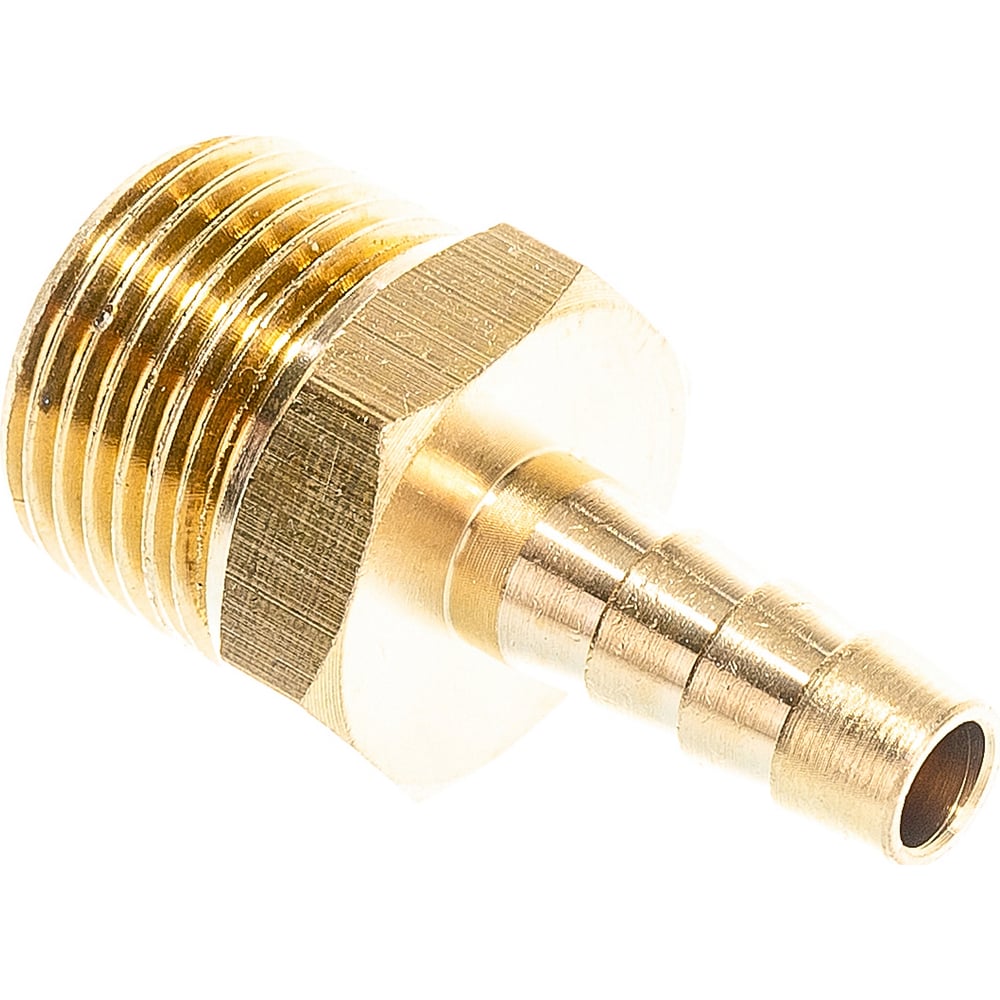 Штуцер пневматический (3/8"M - елочка 6 мм) ЭВРИКА ER-MH06/04 ...