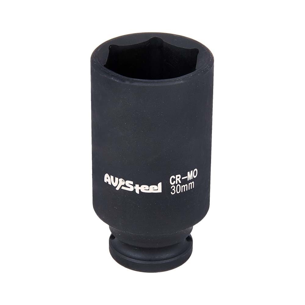 Головка ударная шестигранная удлиненная (30 мм; 1/2DR) AV Steel AV ...