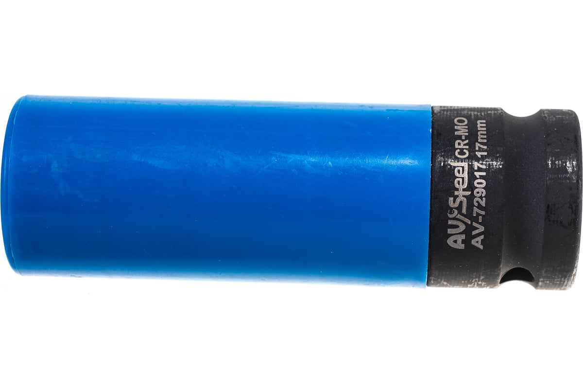 Головка ударная удлиненная тонкостенная (17 мм; 1/2DR) AV Steel AV ...