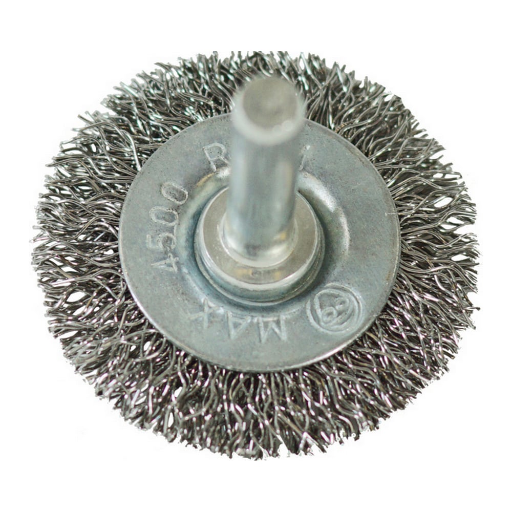 Щетка-крацовка плоская со шпилькой 75 мм, стальная витая проволока ...