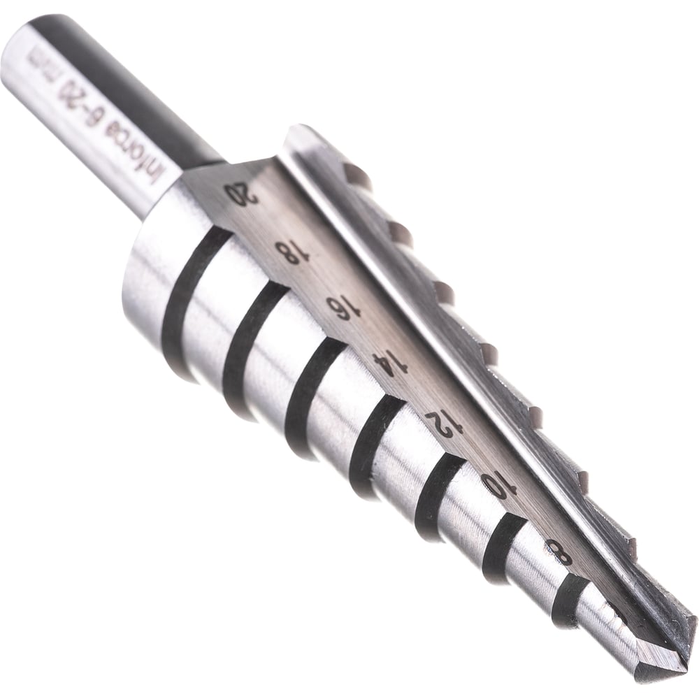 Сверло ступенчатое (6-20 мм; M42) Inforce 11-01-491 - выгодная цена ...
