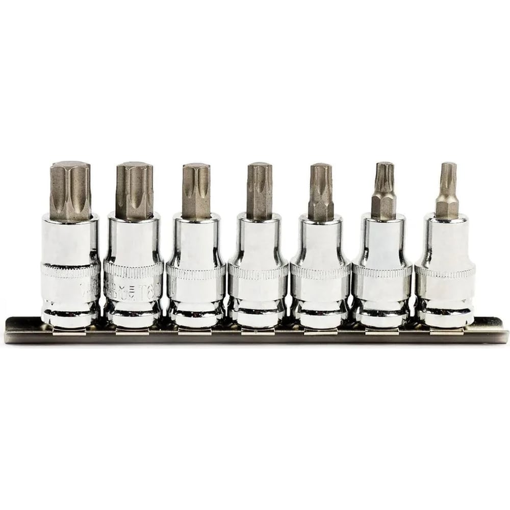 Набор бит TORX 1/2"DR, 7 шт KINGQUEEN WIB-8 - выгодная цена, отзывы ...