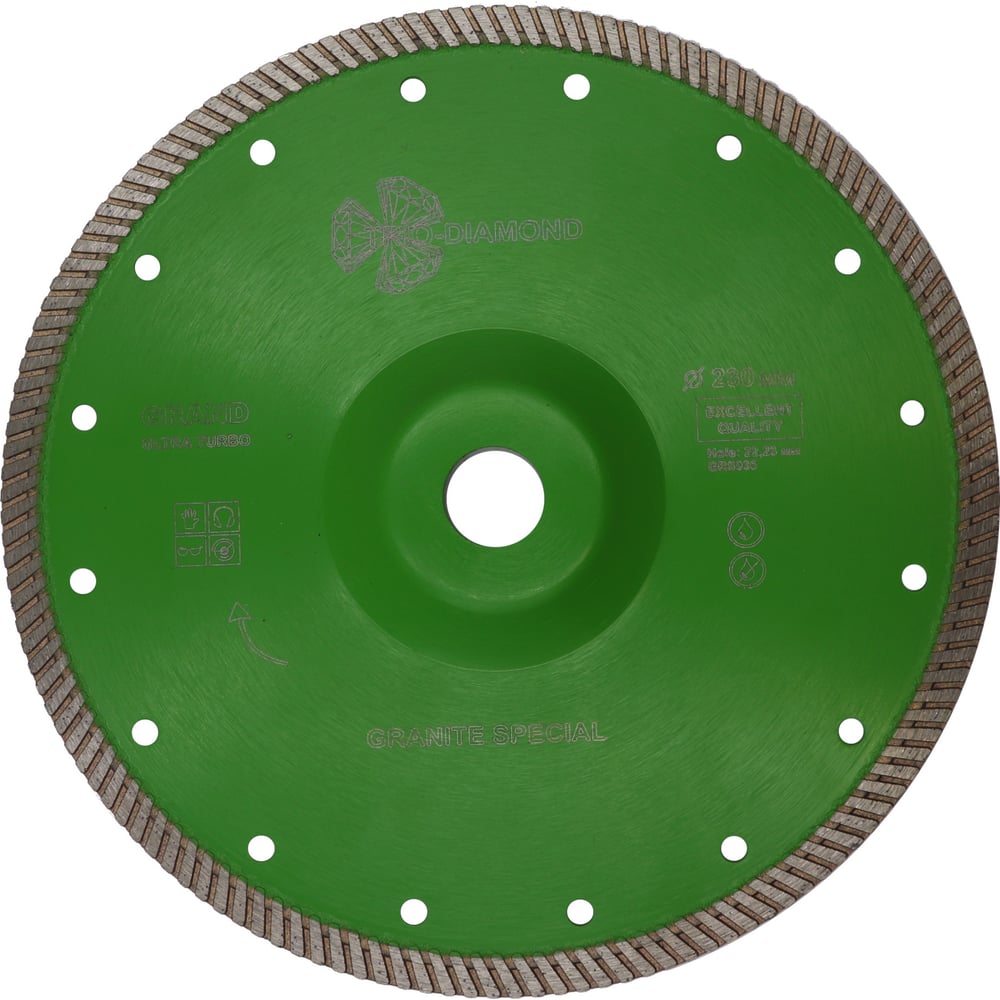 Диcк алмазный отрезной Grand Ultra Turbo Granite Special 230x22.2 мм ...