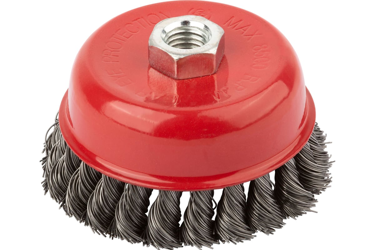 Чашечная стальная корщетка Курс для УШМ стальная 100 мм 39043 ...