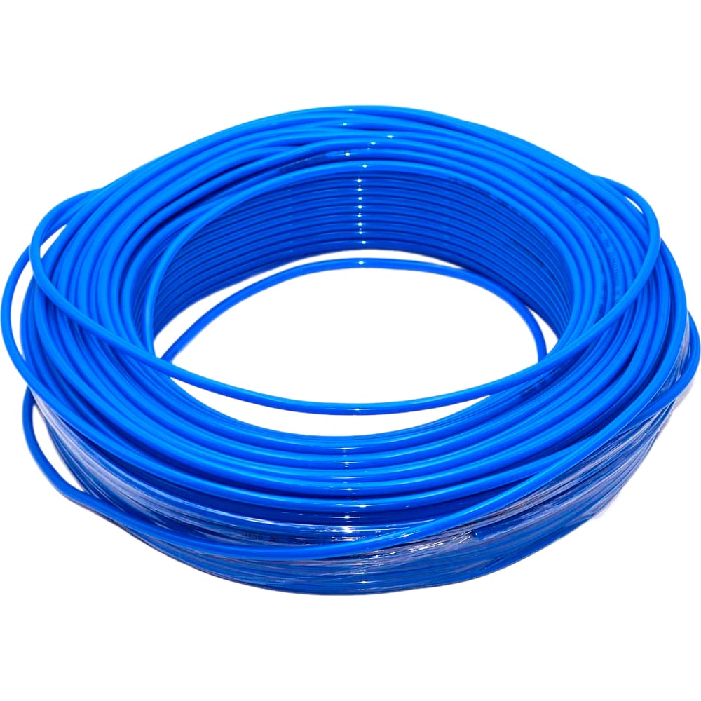 Пневмотрубка полиэтиленовая HIMPT 25 м pu95 14x11 мм (8 атм, голубая) китай 00-00019244 ...