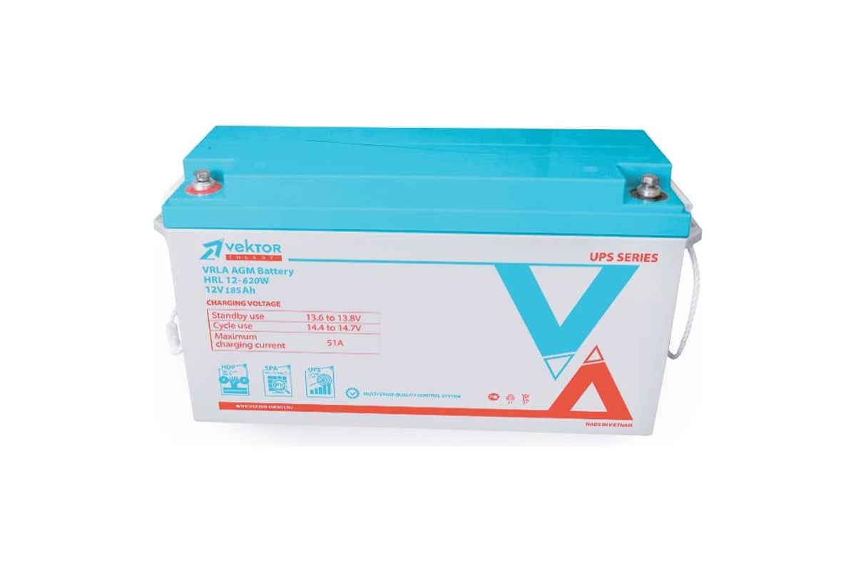 Аккумуляторная батарея HRL 12-620W Vektor Energy 23843 - выгодная цена ...