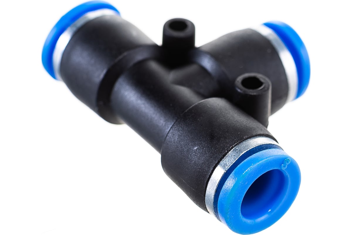 Фитинг T-образный 8 мм для пластиковых трубок Rockforce RF-SPE08(2174 ...