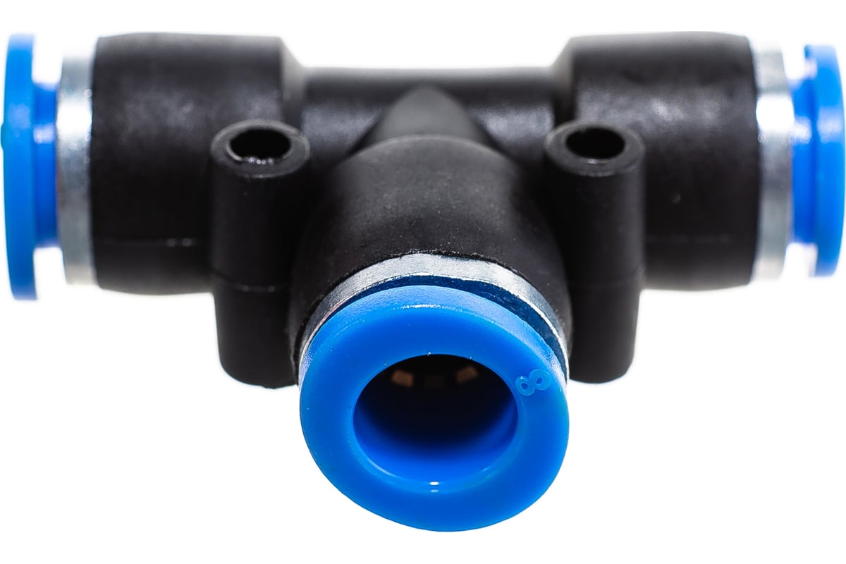 Фитинг T-образный 8 мм для пластиковых трубок Rockforce RF-SPE08(2174 ...