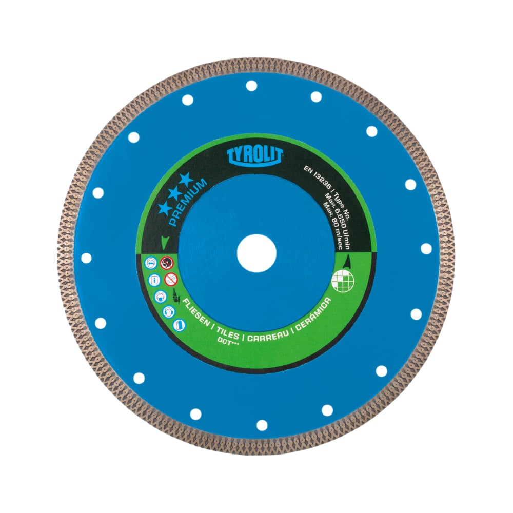 Алмазный диск для плитки керамогранита Tyrolit 1A1R 350x2.0x35 мм R3025 ...