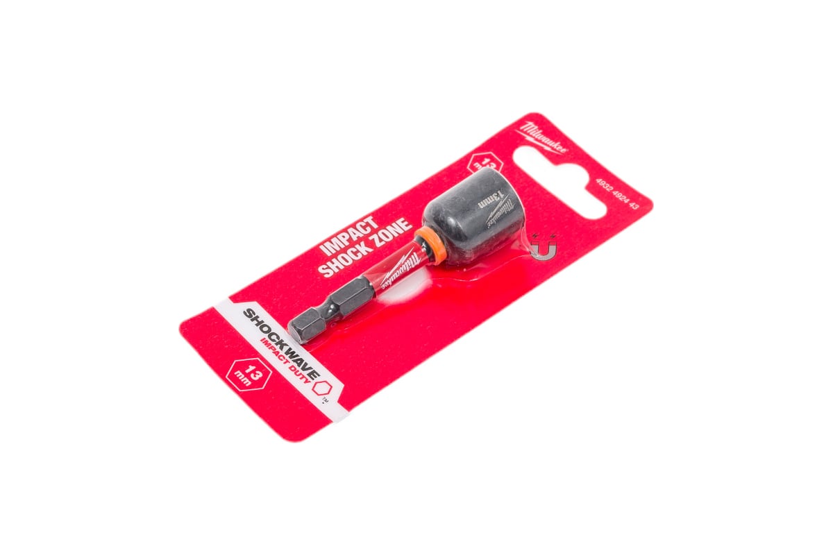 Насадка магнитная торцевая SHOCKWAVE c хвостовиком 1/4" Hex,13x65 мм ...