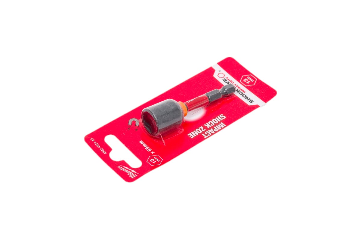 Насадка магнитная торцевая SHOCKWAVE c хвостовиком 1/4" Hex,13x65 мм ...