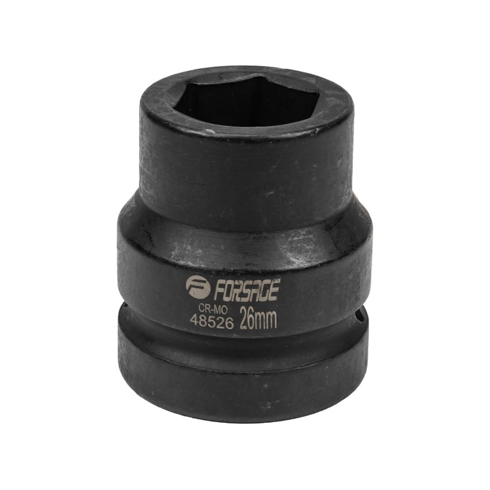 Головка ударная 6-гранная 26 мм, 1"DR Forsage F-48526(57493) - выгодная ...