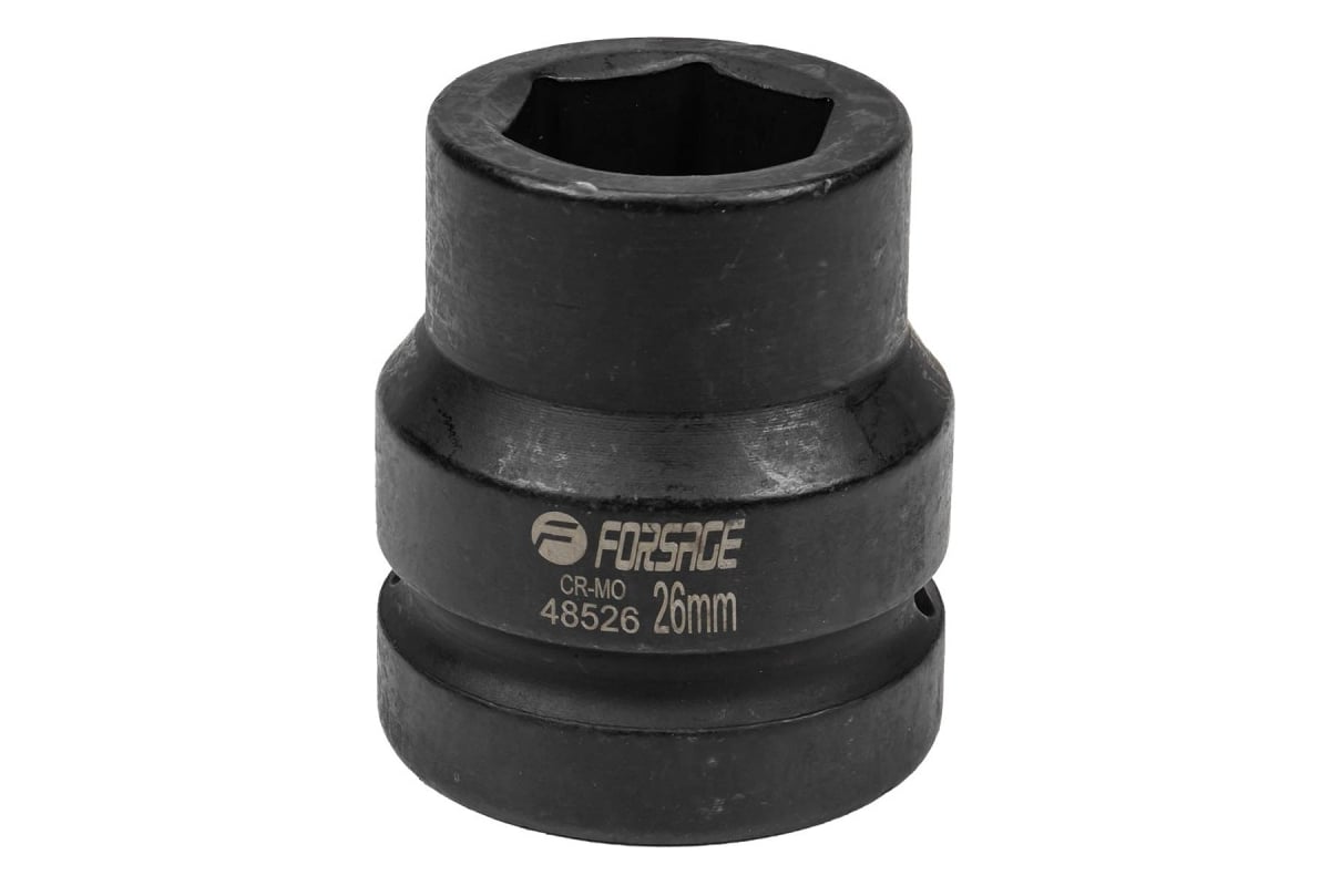 Головка ударная 6-гранная 26 мм, 1"DR Forsage F-48526(57493) - выгодная ...