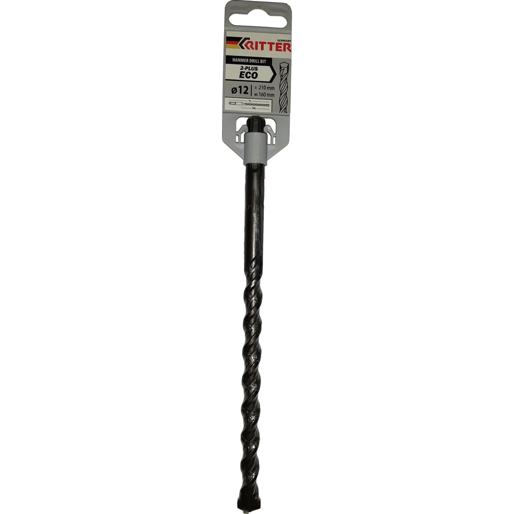 Бур 12 х 160/210 W-напайка SDS+ Eco 2-plus RITTER PS10212210 - выгодная ...