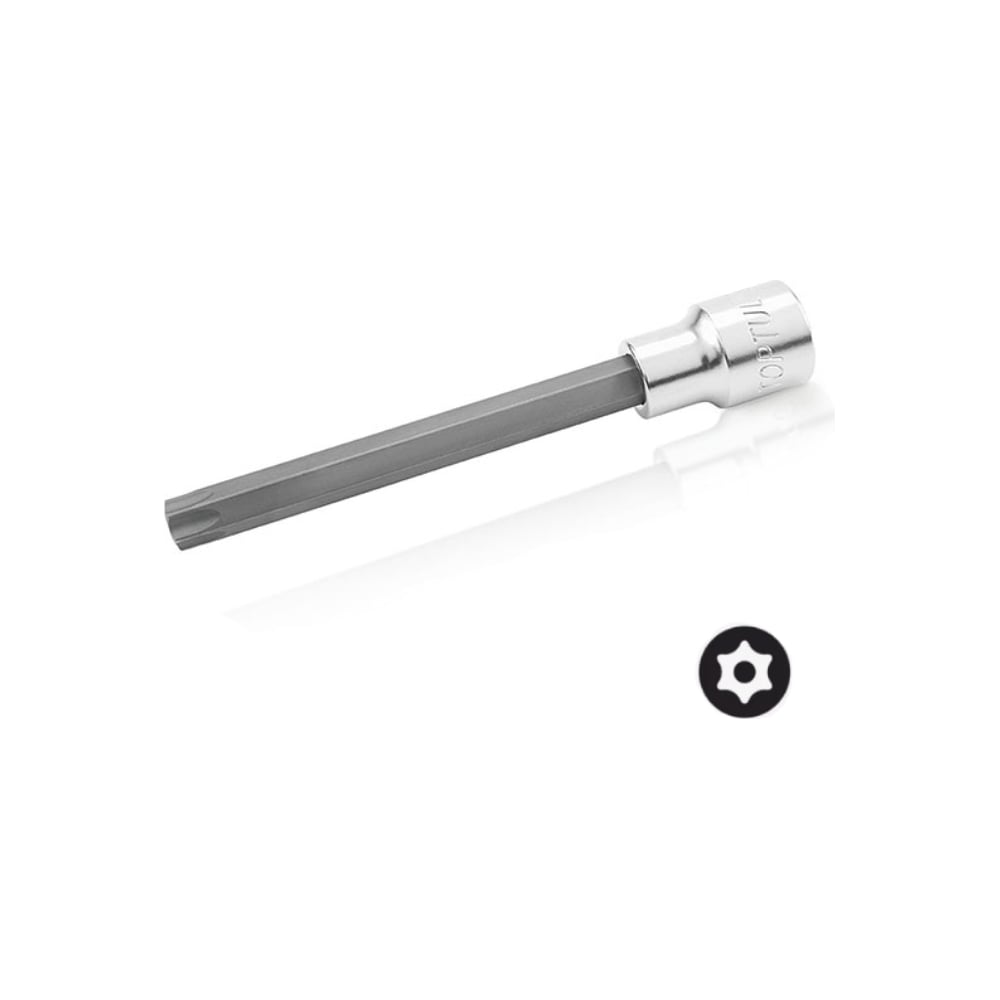 Головка торцевая TORX с отверстием T45, L=120 мм, 1/2"DR TOPTUL ...