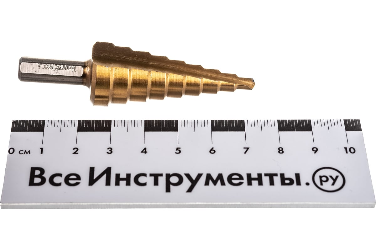 Сверло по металлу ступенчатое 4-20 мм vertextools 4-20 - выгодная цена ...