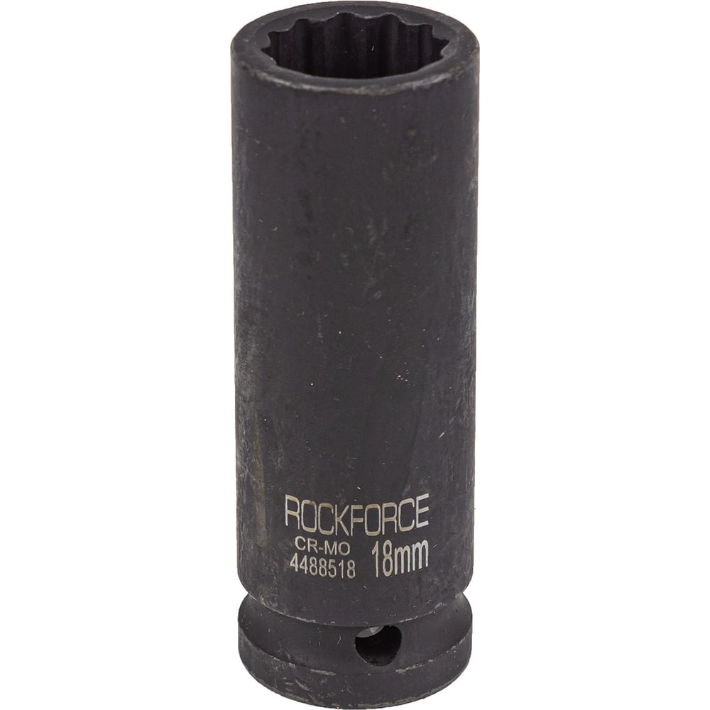 Головка ударная глубокая 12-гранная 18 мм, 1/2"DR Rockforce RF-4488518(54972) - выгодная цена ...