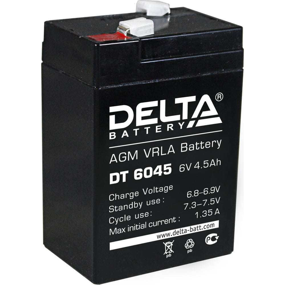 Батарея аккумуляторная Delta DT 6045 - выгодная цена, отзывы ...