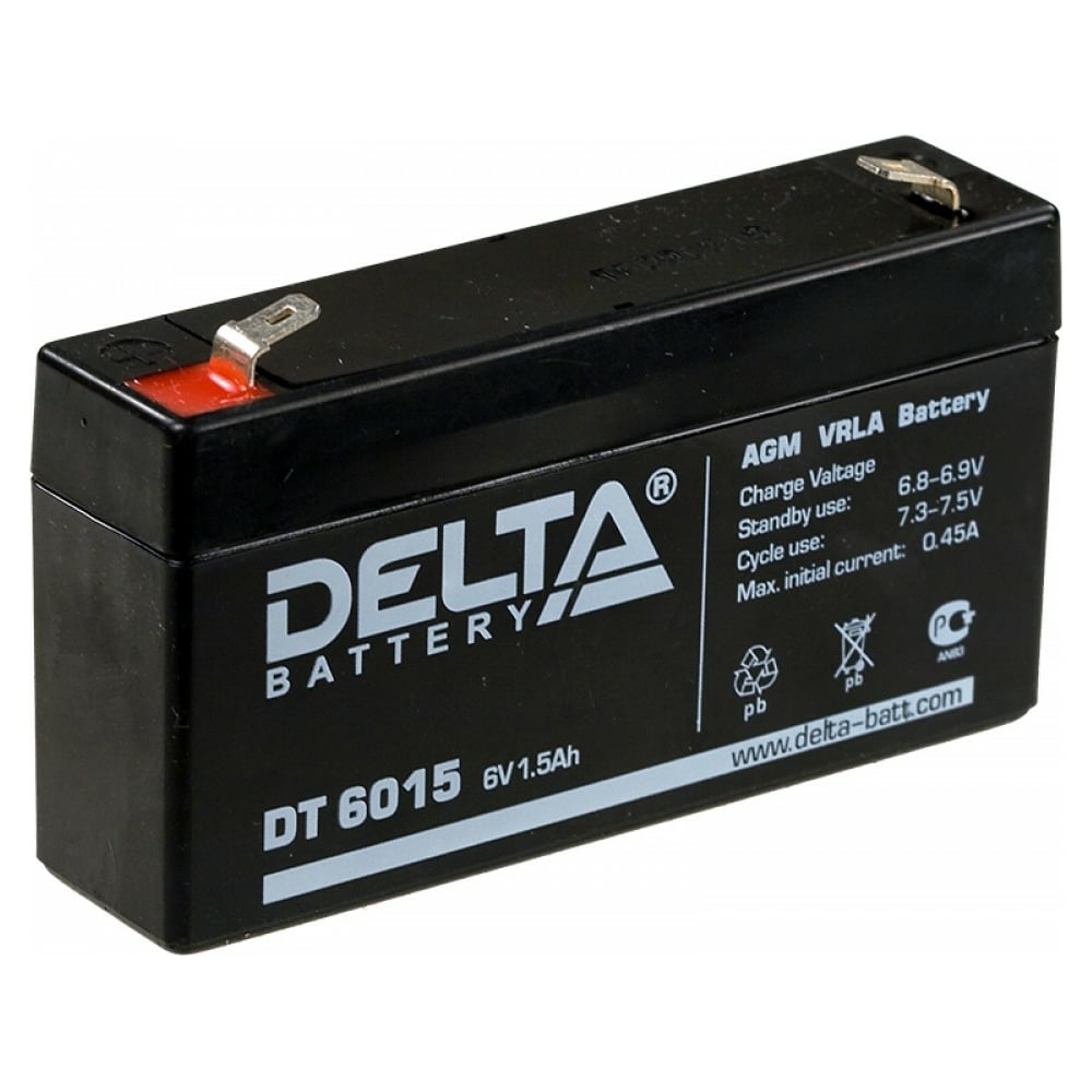 Батарея аккумуляторная Delta DT 6015 - выгодная цена, отзывы ...