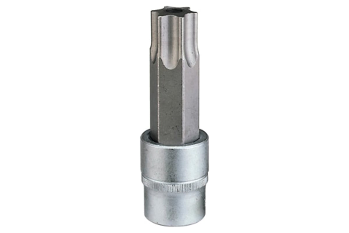 Головка-бита TORX с отверстием (T27; 1/2"; L-100 мм) ROCKFORCE RF ...