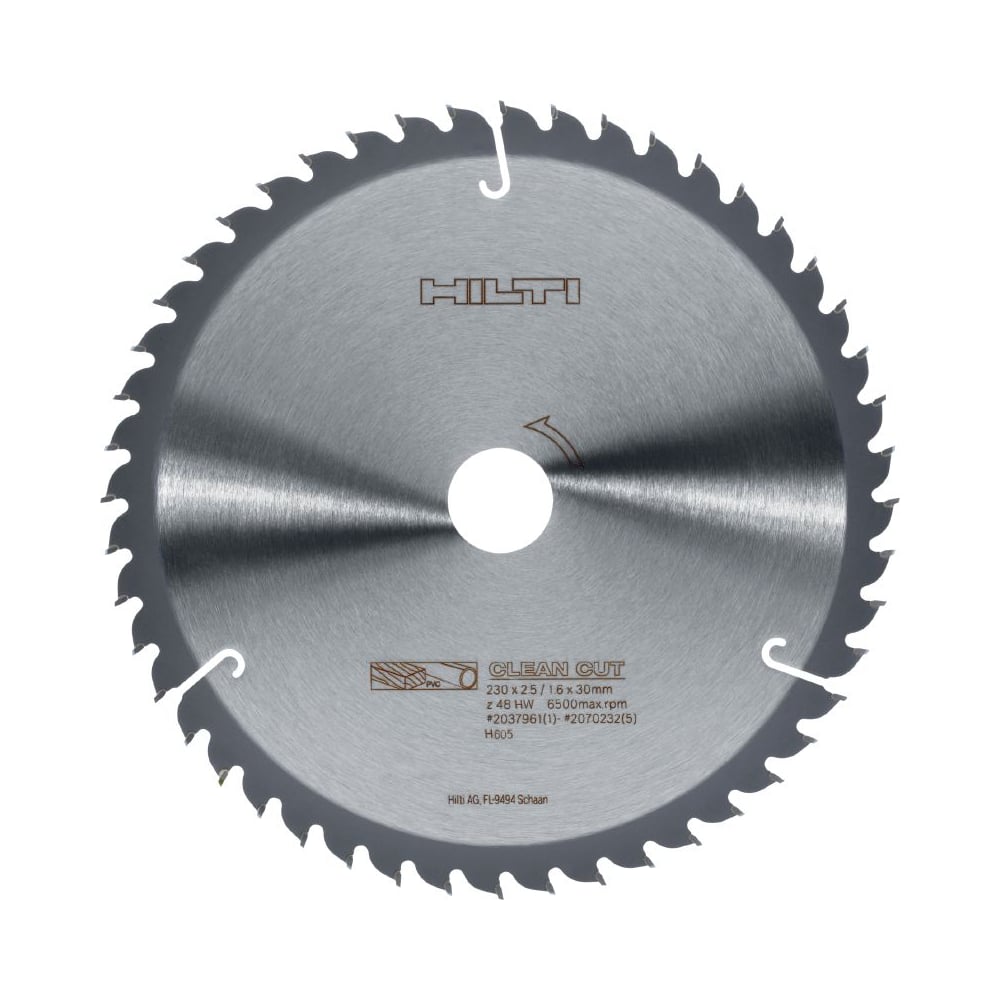 Диск SCB WS CC (230x30 мм; Z48) для циркулярной пилы Hilti 2070232 ...