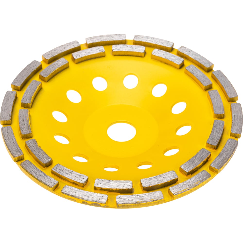 Чашка алмазная шлифовальная, двухрядная 180x22.2 мм KRANZ KR-90-0253 ...