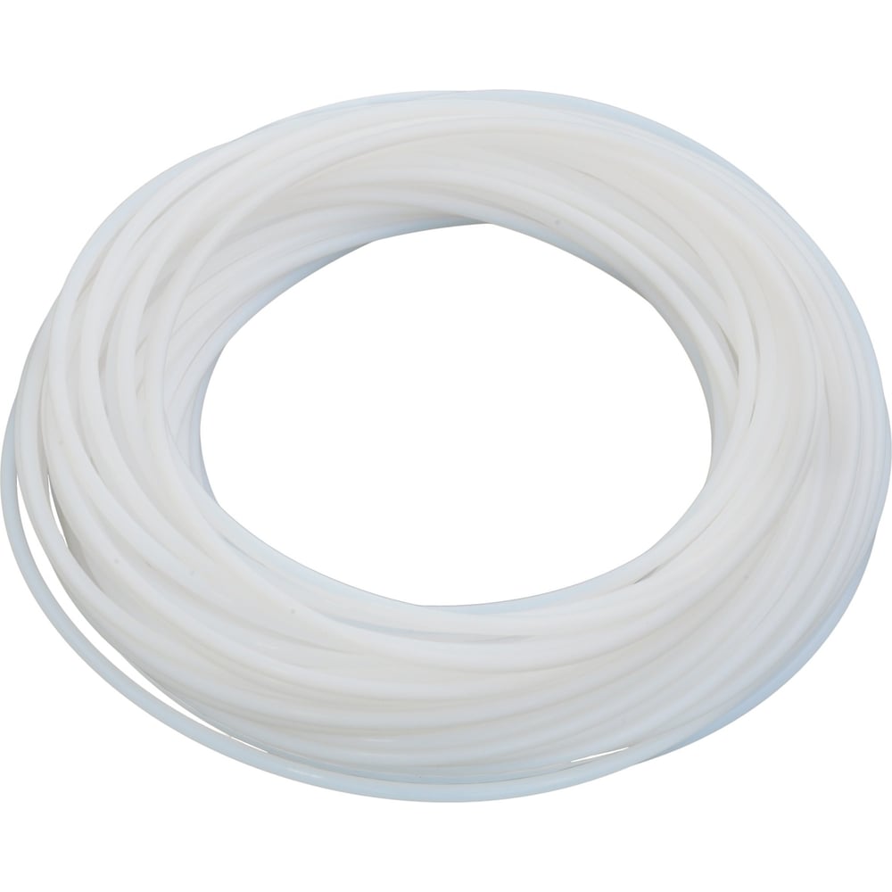 Трубка тефлоновая/фторопластовая высокотемпературная PTFE 10x8 мм, 50 м для прокладки ...
