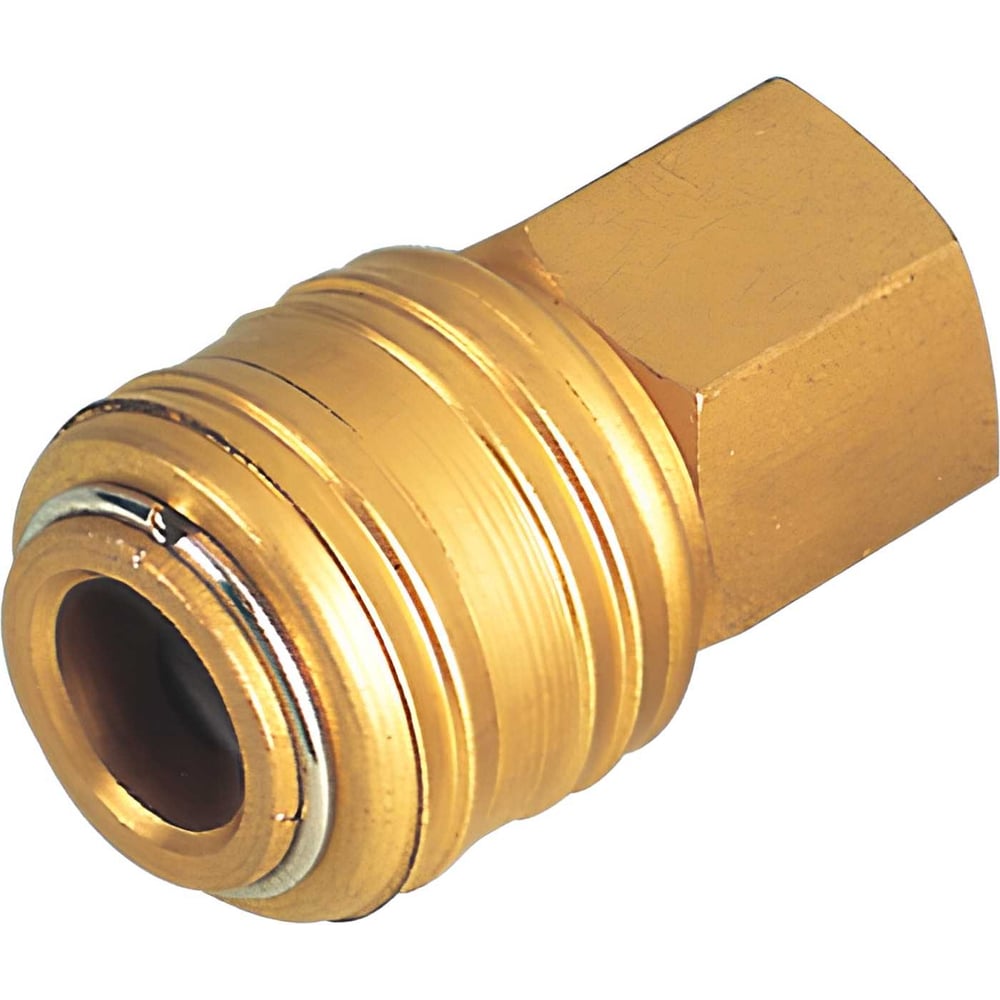 Пневморазъем металлический, резьба внутренняя 1/4" Rotake RQ-105F ...