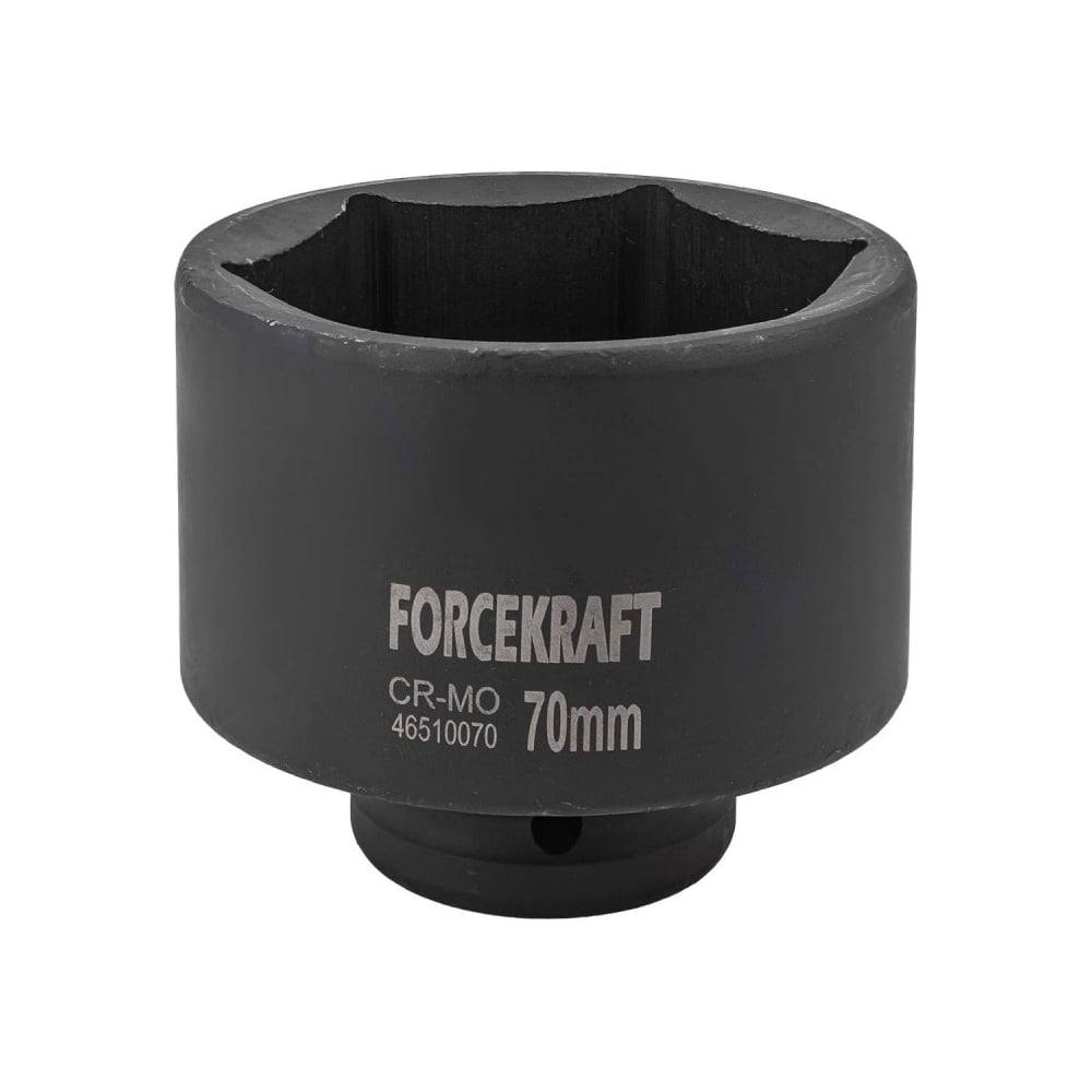 Головка ударная глубокая 6-гранная 70 мм, 3/4"DR FORCEKRAFT FK-46510070 ...