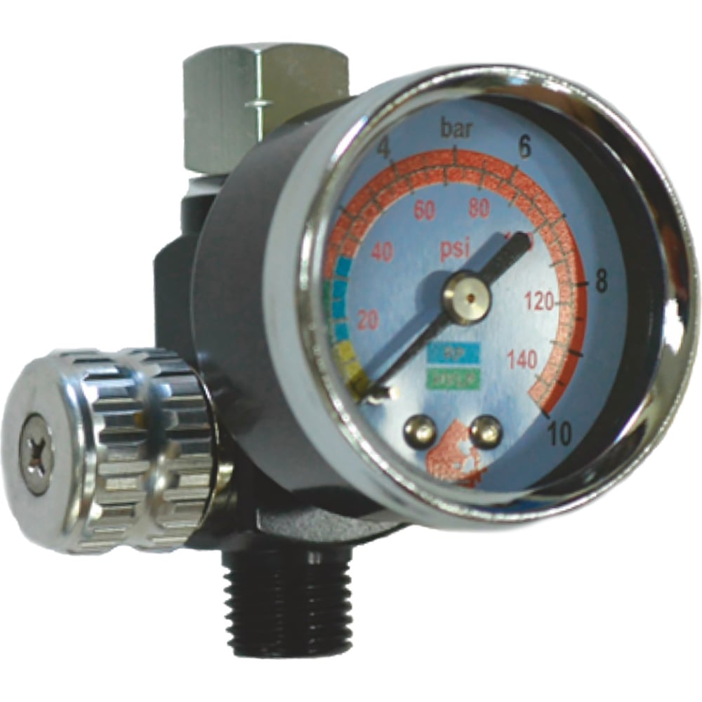 Регулятор давления с манометром для краскопульта Русский Мастер РМ ...