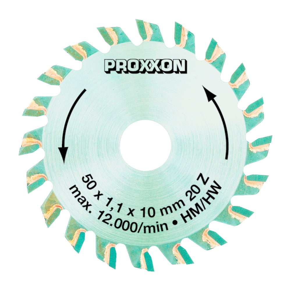 Диск с твердосплавными накладками (50х1.1х10 мм) для KS 230 Proxxon PR ...