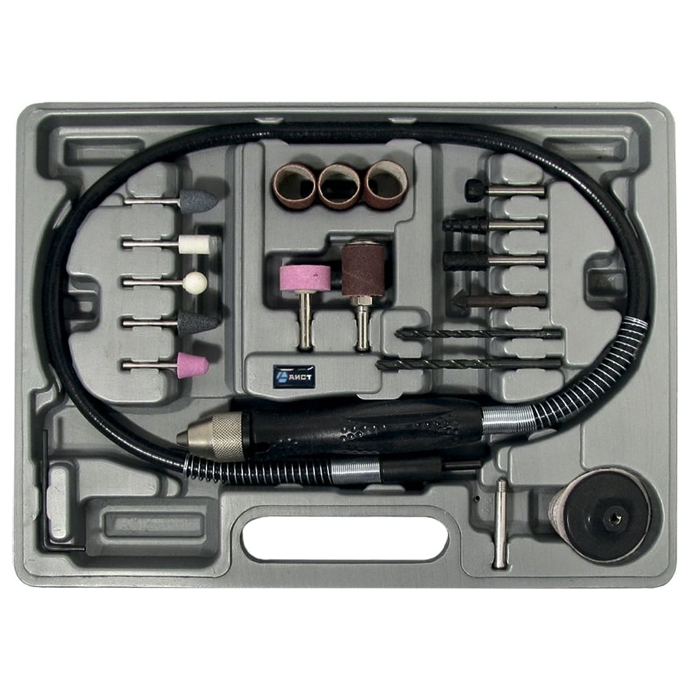 Набор абразивных насадок с гибким приводом 26 шт для механического ...