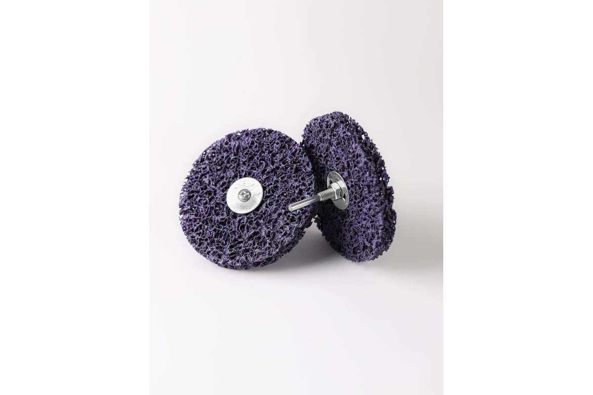 Зачистной коралловый диск на шпинделе Coral-Button Wheel, 125 мм ...