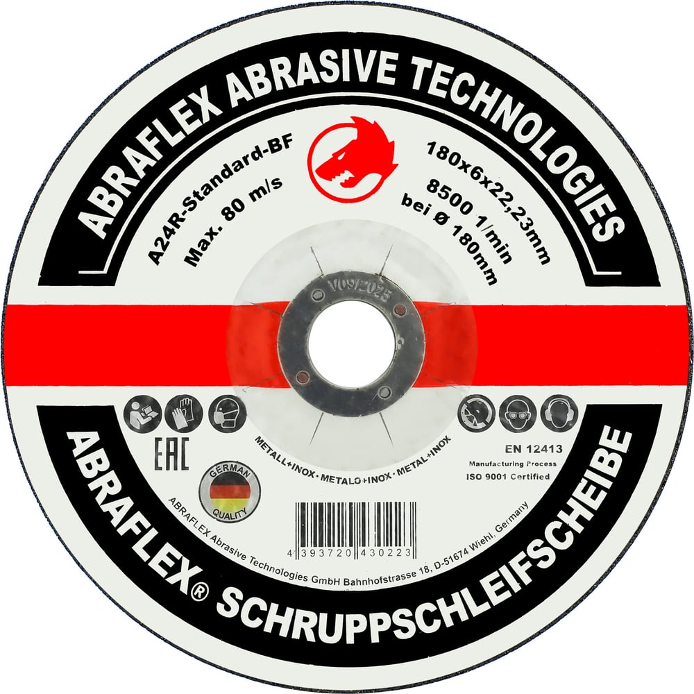Круг обдирочный по металлу (180x6х22 мм) Abraflex А180602223 - выгодная ...