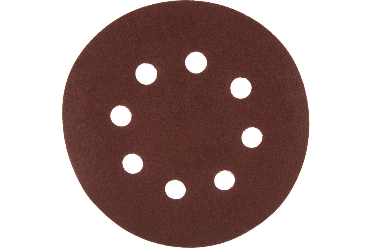 Круг шлифовальный (125 мм; зерно 180) перфорированный 8 отверстий под ...