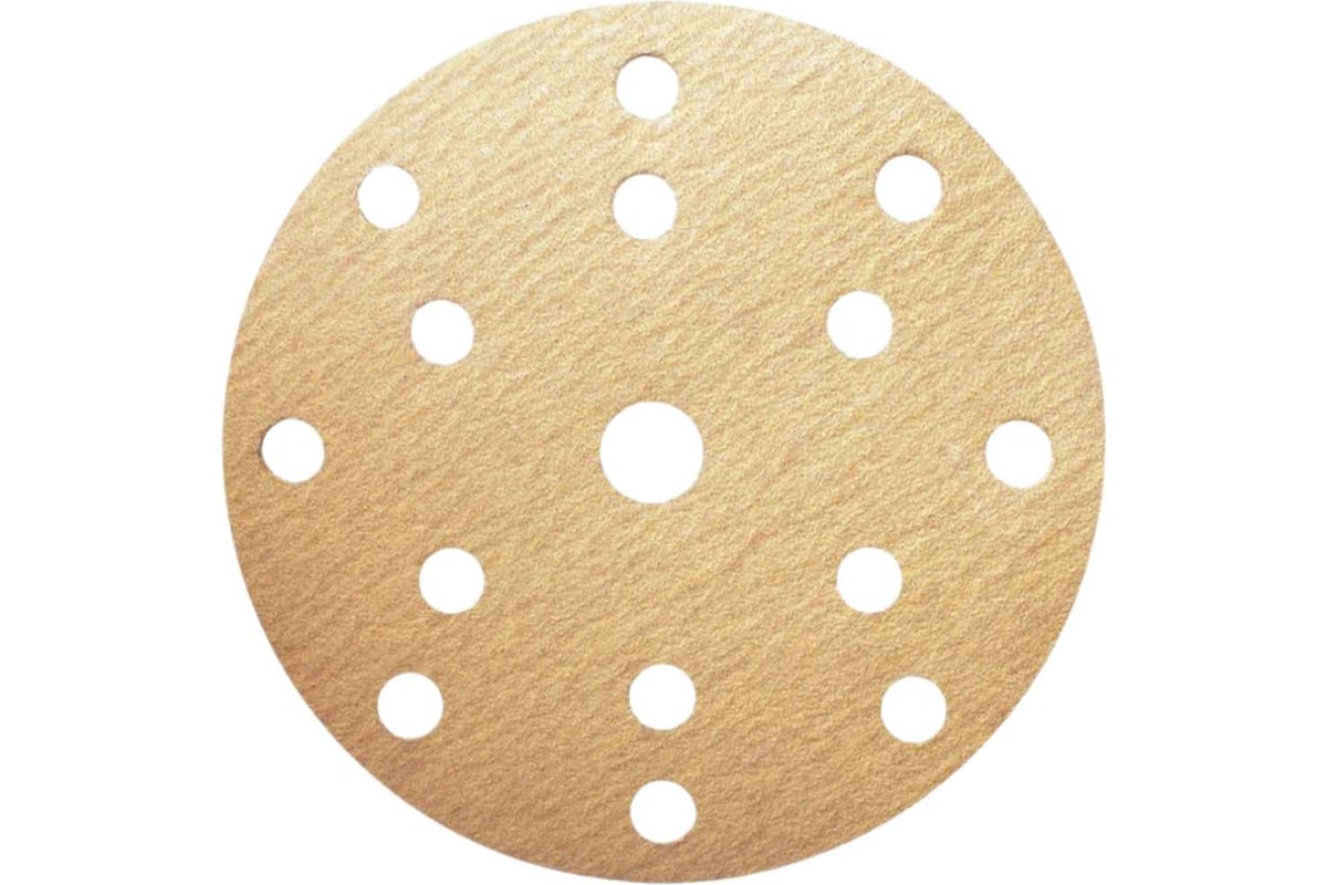 Шлифовальные круги на липучке 150 мм, Р400, 15 отверстий, 100 штук ...