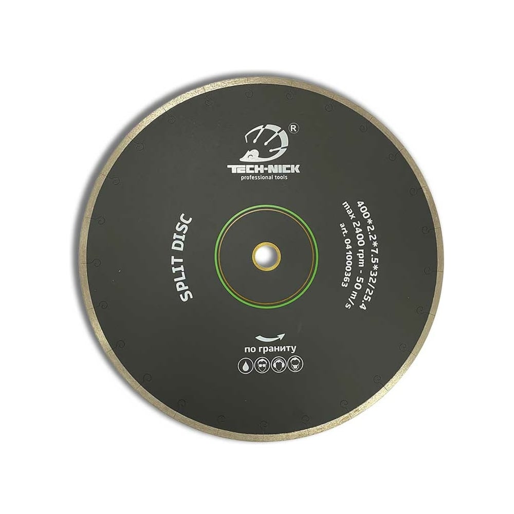 Диск алмазный сплошной по граниту SPLIT DISC (400х32/25.4 мм) TECH-NICK 041000363 - выгодная ...