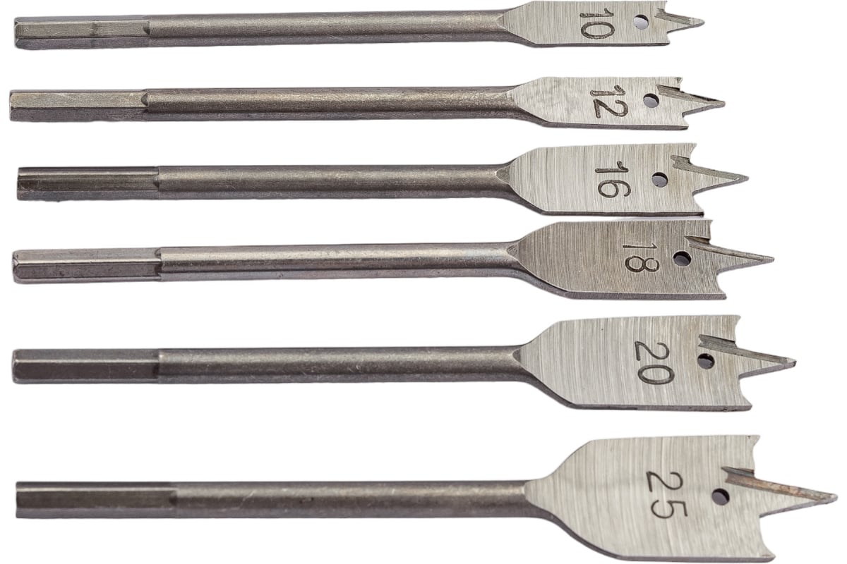 Сверла перовые по дереву (6 шт; 152 мм) FIT IT 36160 - выгодная цена ...