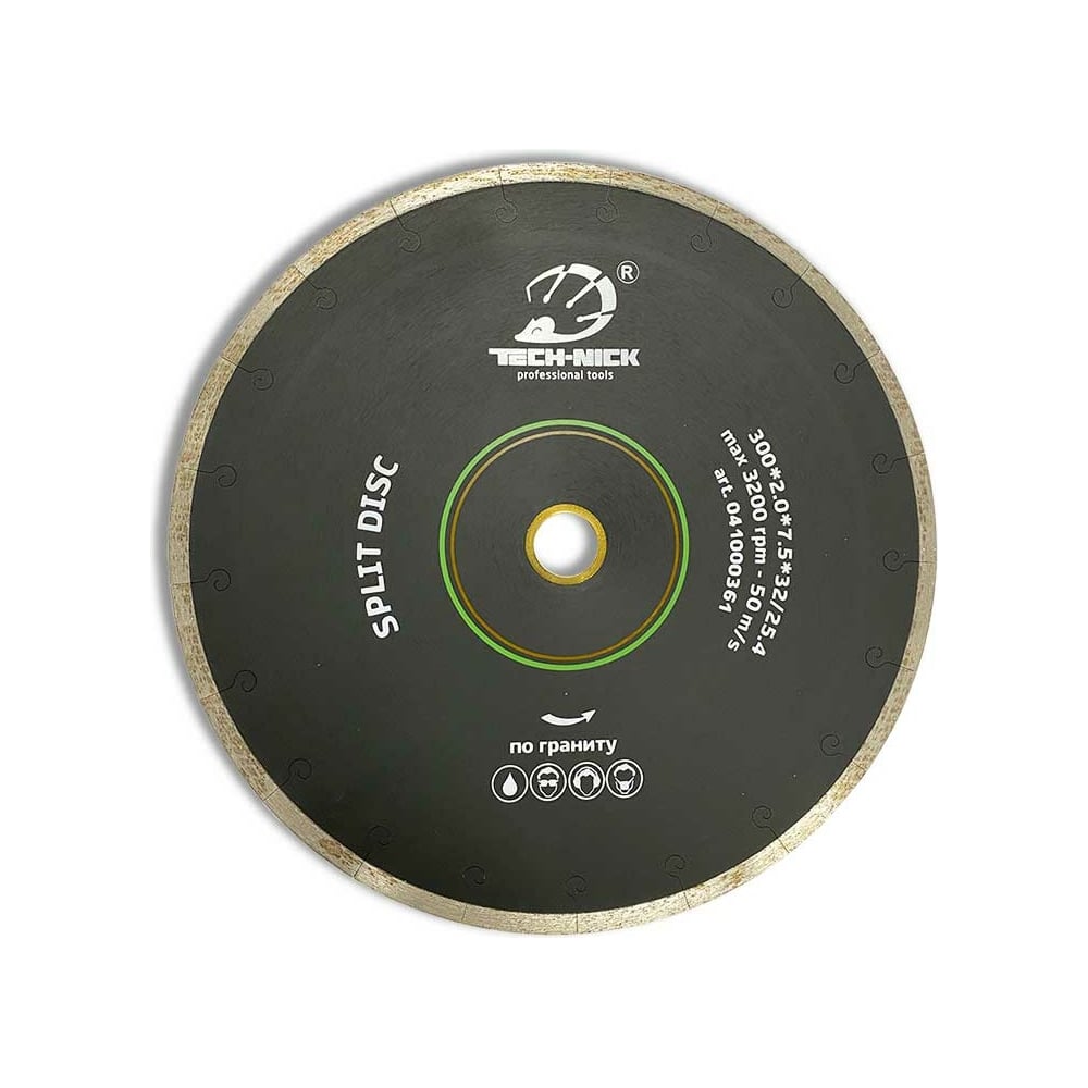 Диск алмазный сплошной по граниту SPLIT DISC (300х32/25.4 мм) TECH-NICK 041000361 - выгодная ...