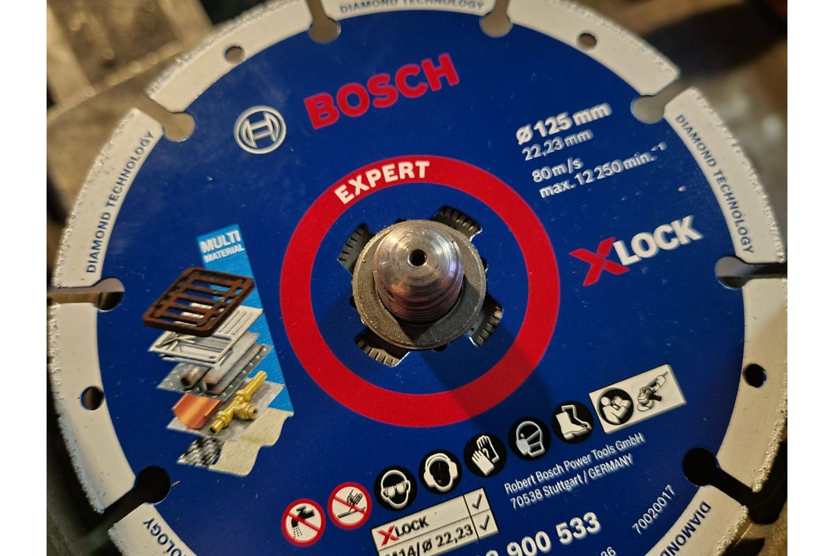Диск алмазный по металлу X-LOCK (125х22 мм) Bosch 2608900533 - выгодная ...