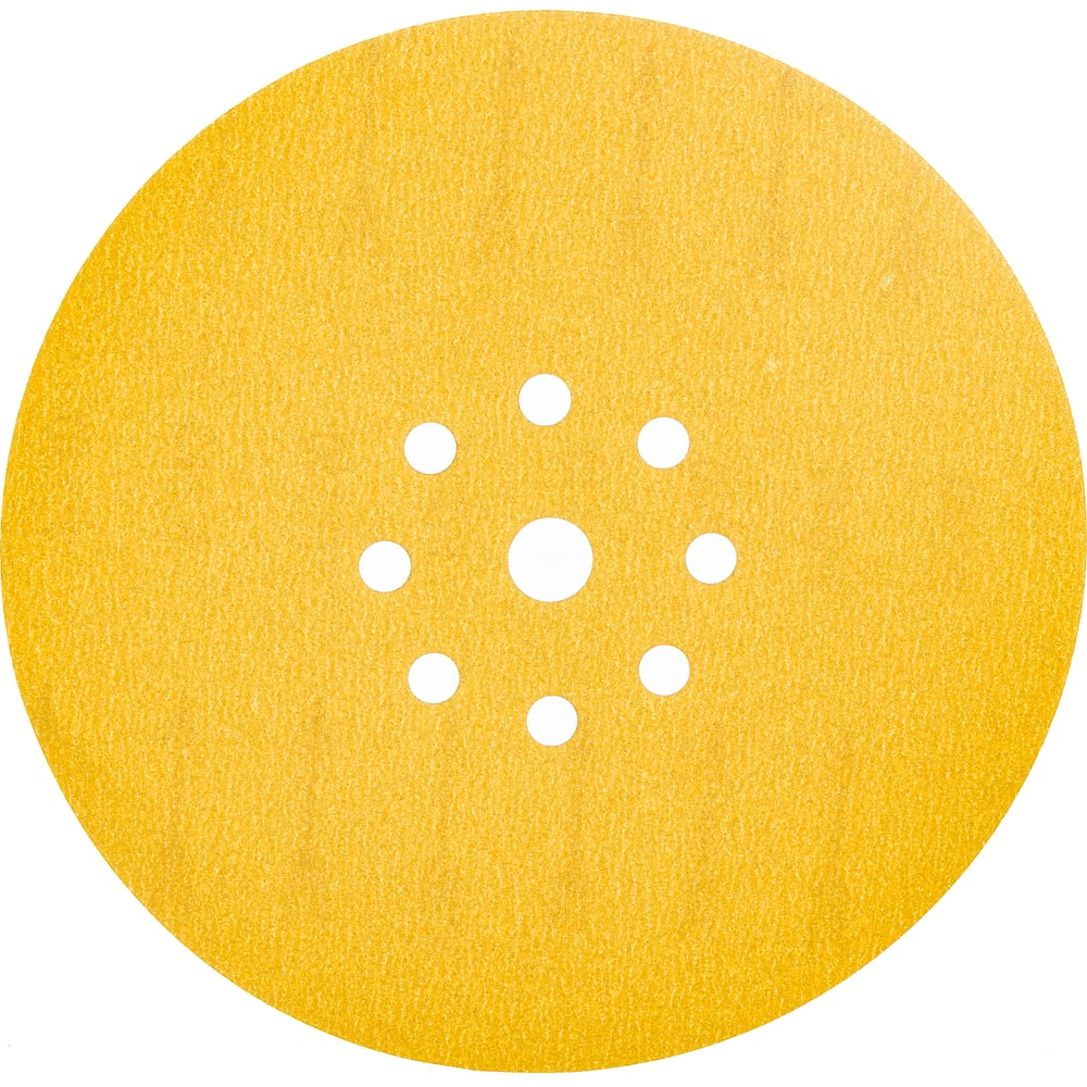 Шлифовальный круг на липучке Abraform Giraffe Gold 225 мм 9 отв Р240