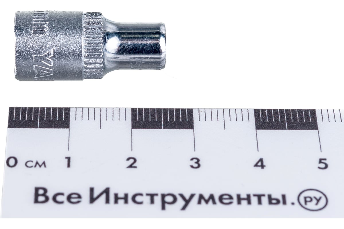 Головка торцовая короткая (5 мм; 1/4"; CrV) YATO YT-1403 - выгодная ...