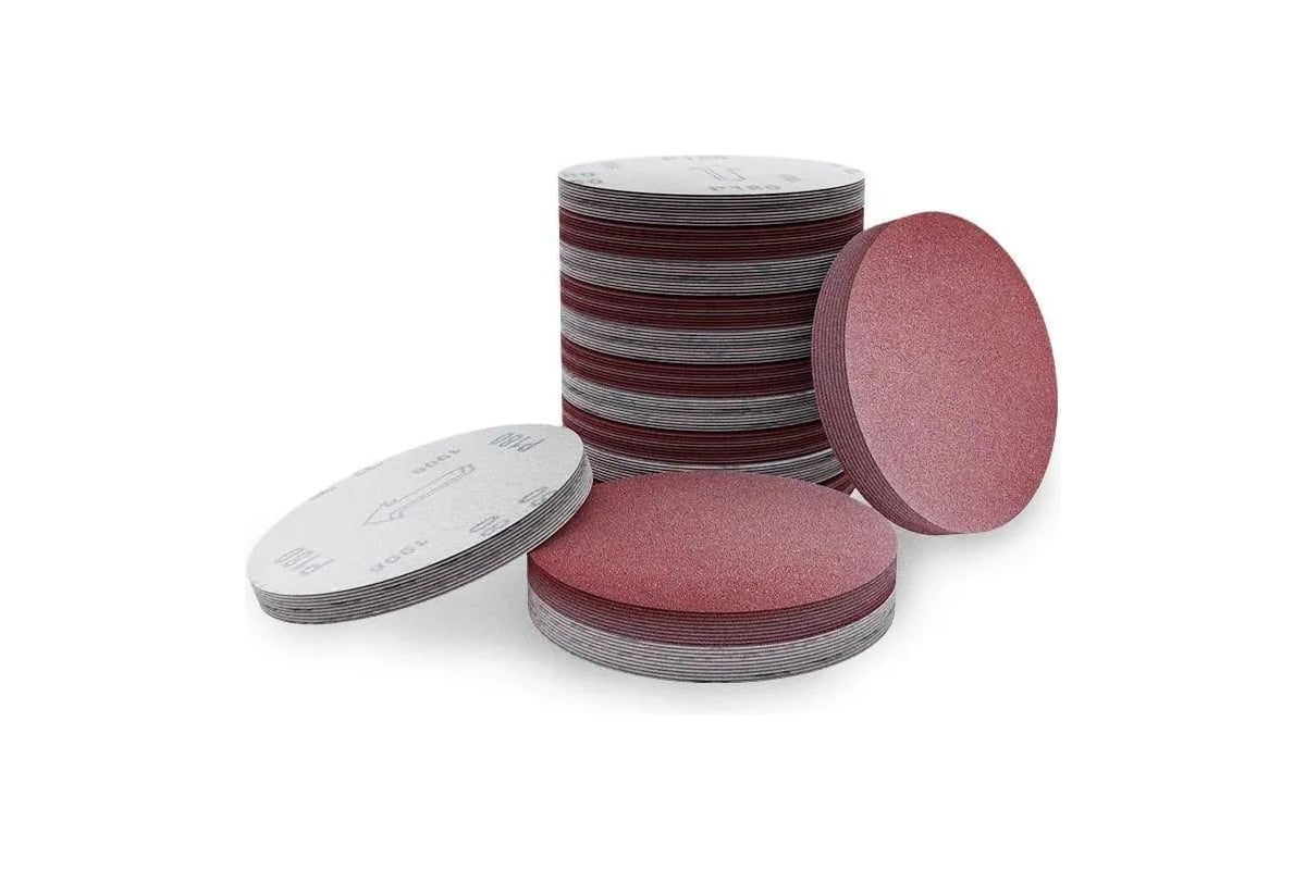 Шлифовальные круги для жирафа 180 мм, P150, 30 шт Vitatools R-180-P150 ...