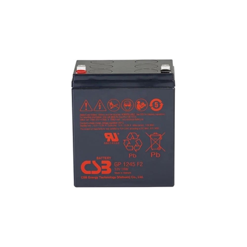 Аккумулятор для ИБП GP1245 F2, 12 В, 16W CSB УТ-00000097 - выгодная ...