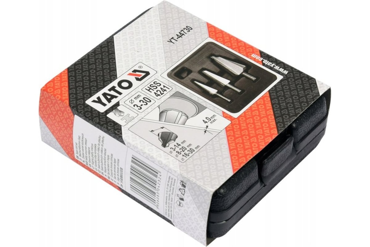 Набор конусных сверл 3 предмета YATO YT-44730 - выгодная цена, отзывы ...