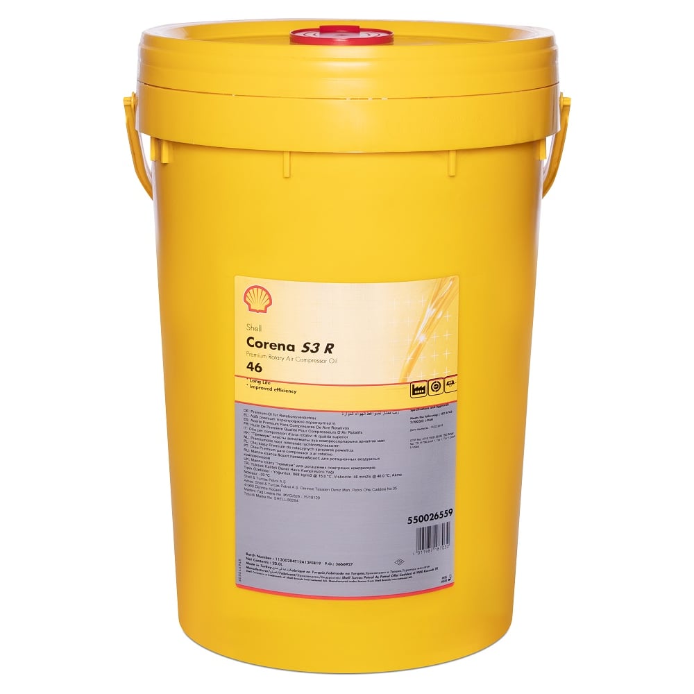 Масло Corena S3 R 46 20 л Shell 550026559 - выгодная цена, отзывы ...